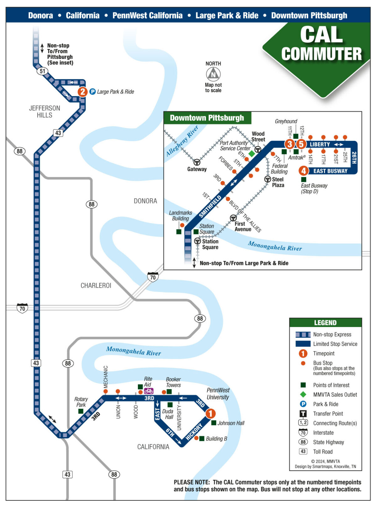 CAL Commuter – Mid Mon Valley Transit