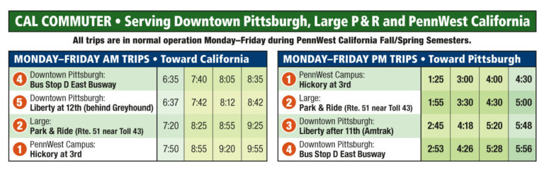 CAL Commuter – Mid Mon Valley Transit