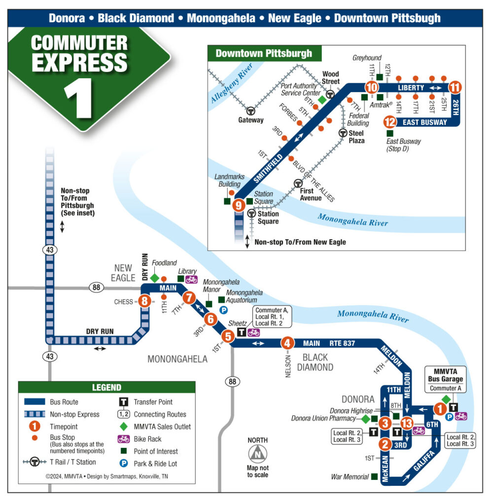 Commuter Express 1 – Mid Mon Valley Transit