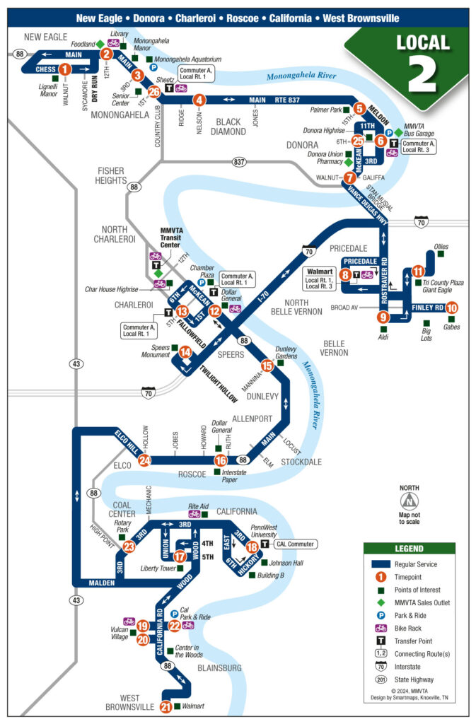 Local 2 – Mid Mon Valley Transit